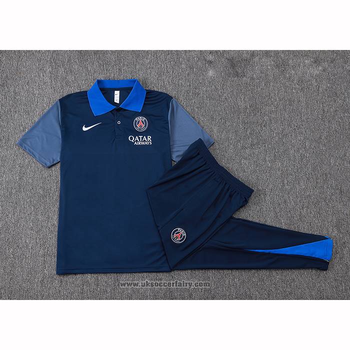 Buy Polo Set del Paris Saint-Germain 2025-2026 Blue at Uksoccerfairy